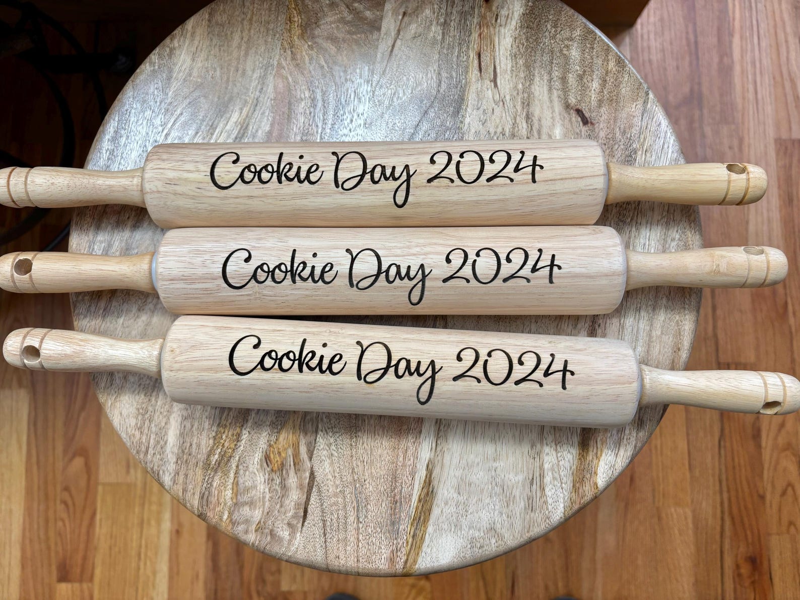 Personalized Engraved Wood Rolling Pin: Custom Baking Gift - Etsy
