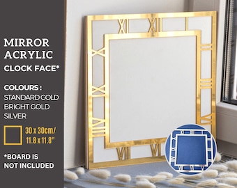 Squared Clock Dial - Etsy