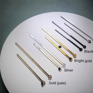 Thin Long Mirrored Clock Hands for Large Epoxy Resin Clocks, 5 Colours ...