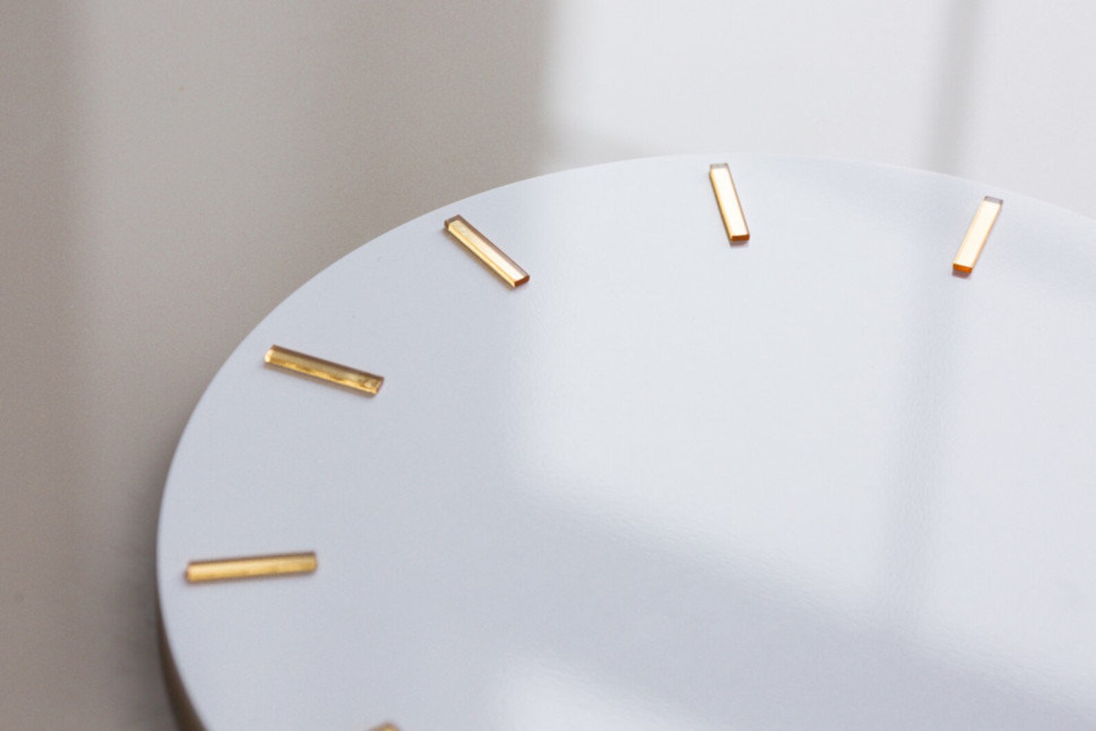 12pcs Mirrored BRIGHT GOLD Strips With Squared Ends Hour - Etsy