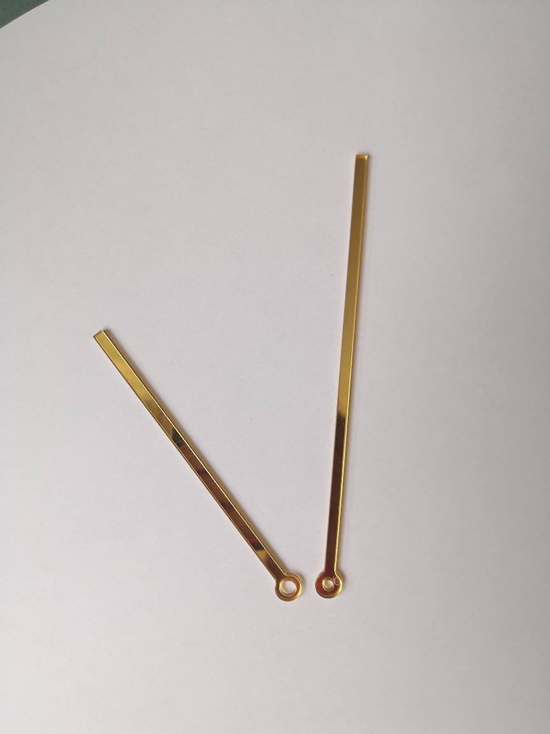 Thin Long Mirrored Clock Hands for Large Epoxy Resin Clocks 5 - Etsy