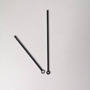 Thin Long Mirrored Clock Hands for Large Epoxy Resin Clocks, 5 Colours ...