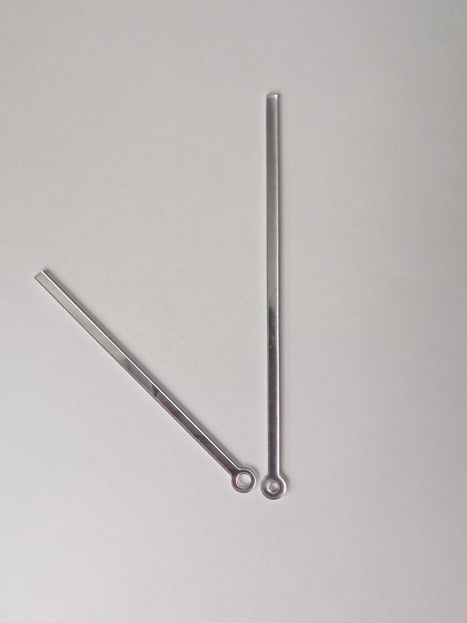 Thin Long Mirrored Clock Hands for Large Epoxy Resin Clocks 5 - Etsy