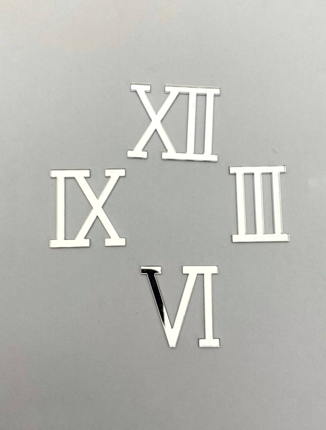 Silver Roman Numerals 4cm & Dashes 3cm for Epoxy Resin - Etsy