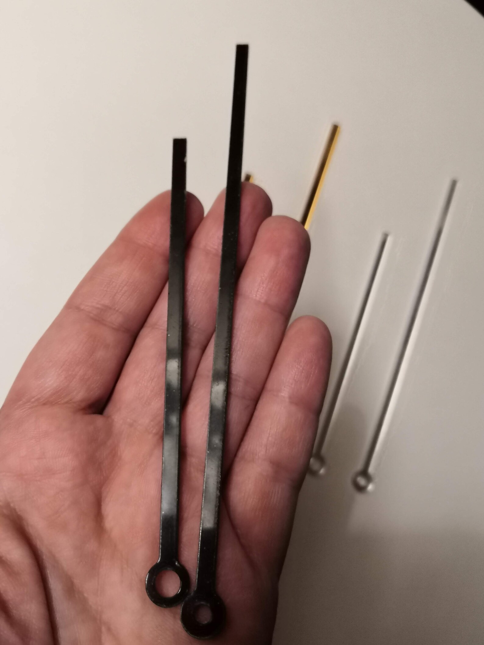 Thin Long Mirrored Clock Hands for Large Epoxy Resin Clocks 5 - Etsy