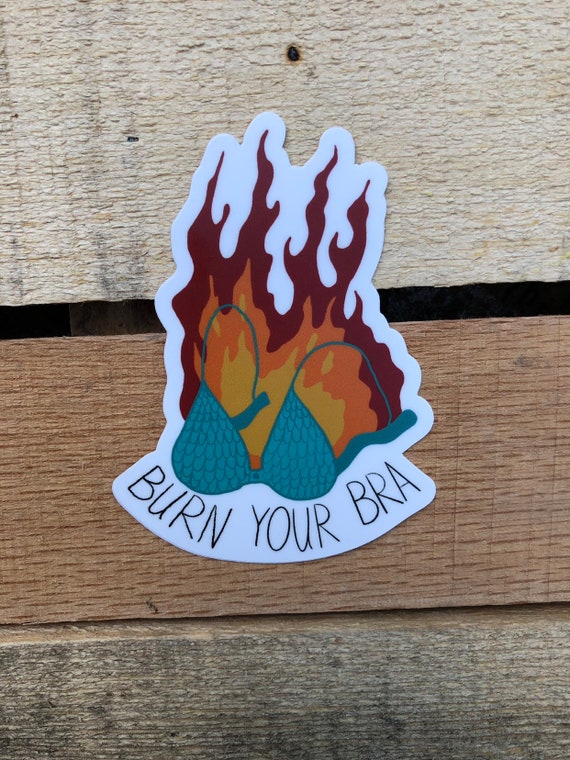 Burn Your Bra Sticker Paper & Party Supplies etna.com.pe