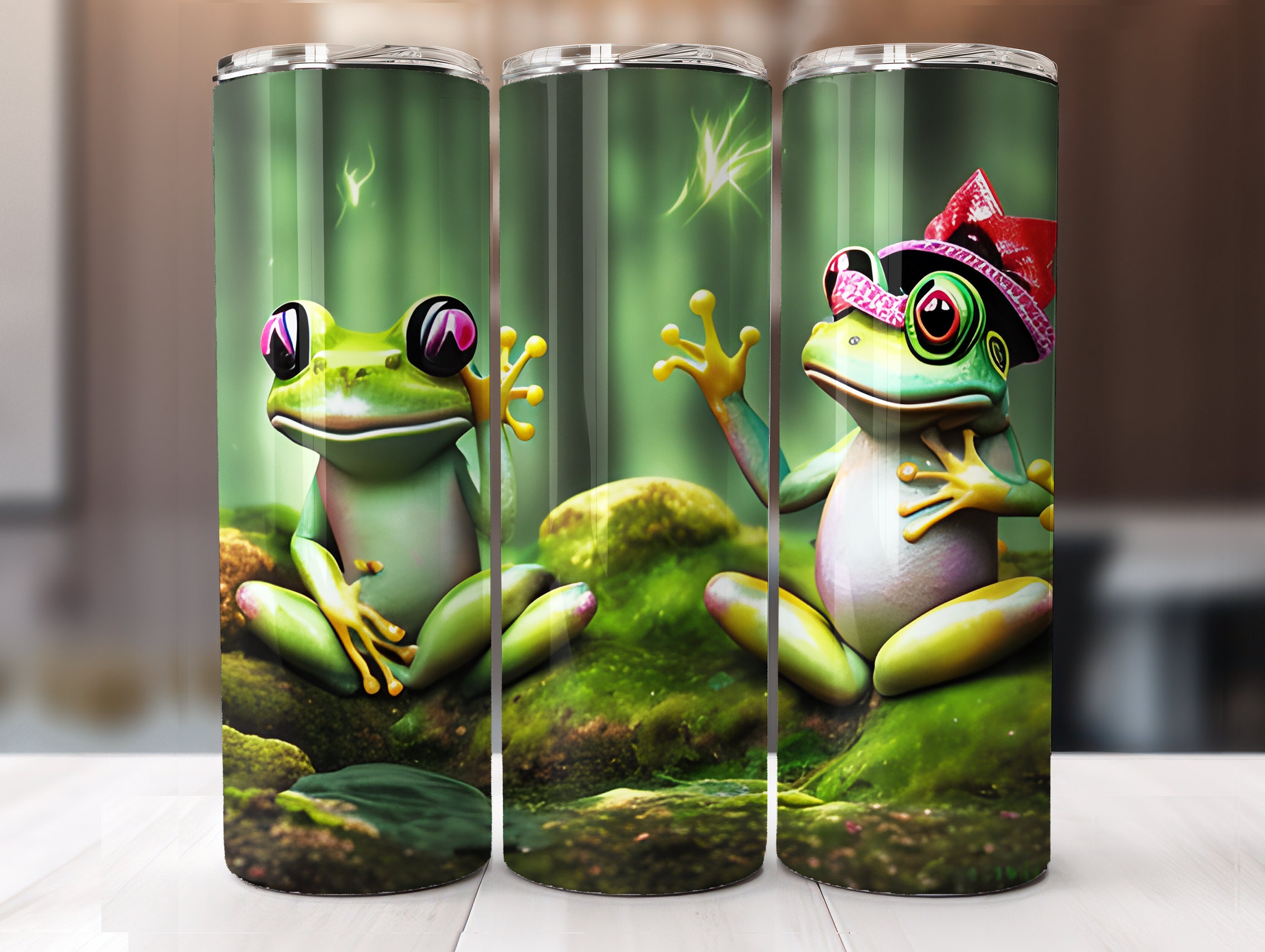 Cute Frog Sublimation Tumbler Wrap Png Neon Color Png Design - Etsy