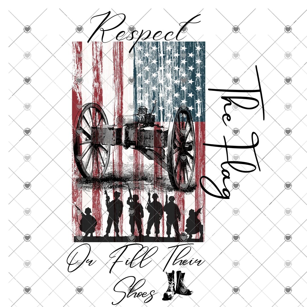 Respect the Flag |happy 4th of July Png | Sublimation Digital Download ...