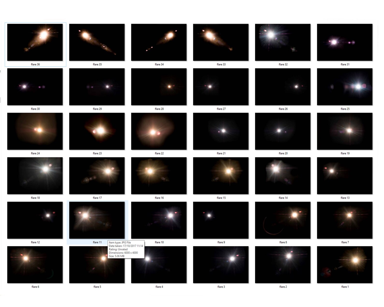 37 Sun Flare Overlays for Photoshop, Natural Light Overlays, Lens Flare ...