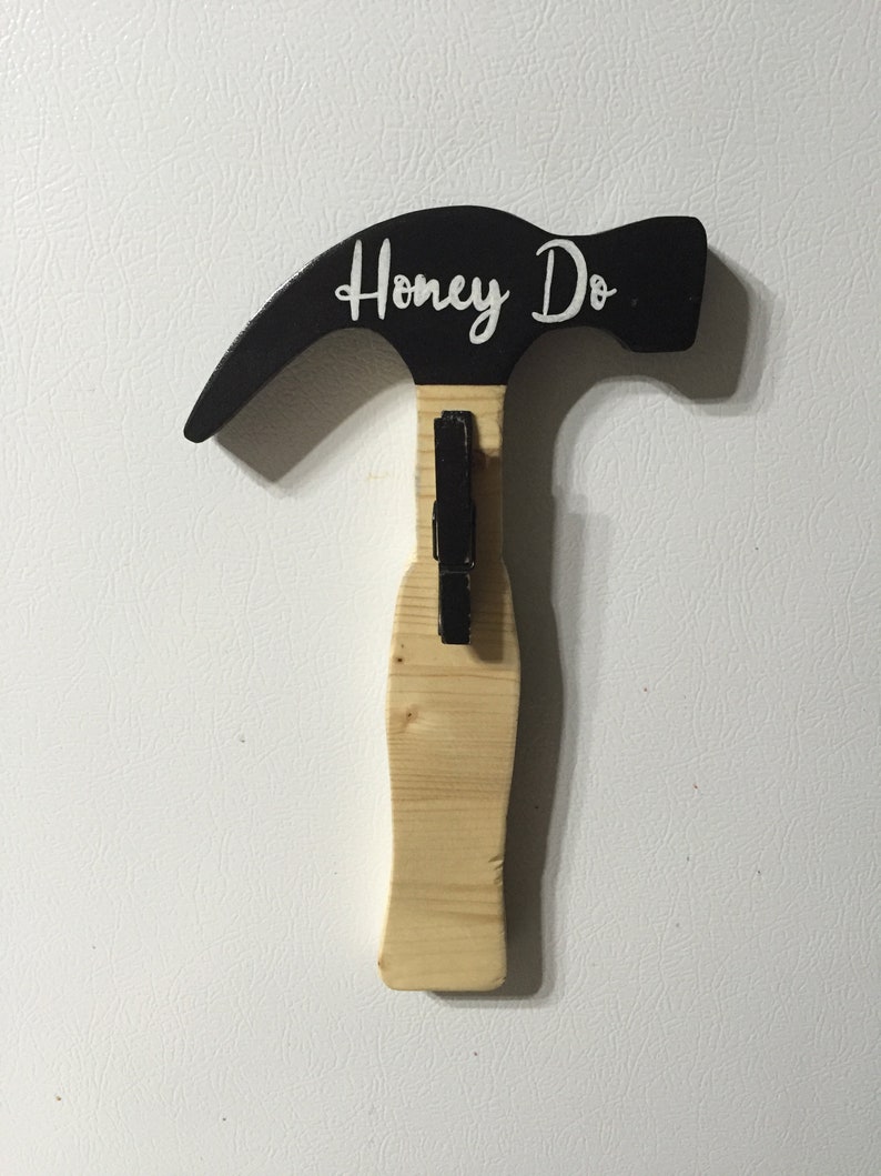 Honey Do List Holder,handmade, Wall Hanging, Fun Item,list Holder, Men ...