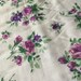 Omega Textile Corp. Purple Floral Fabric - Etsy