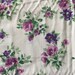 Omega Textile Corp. Purple Floral Fabric - Etsy