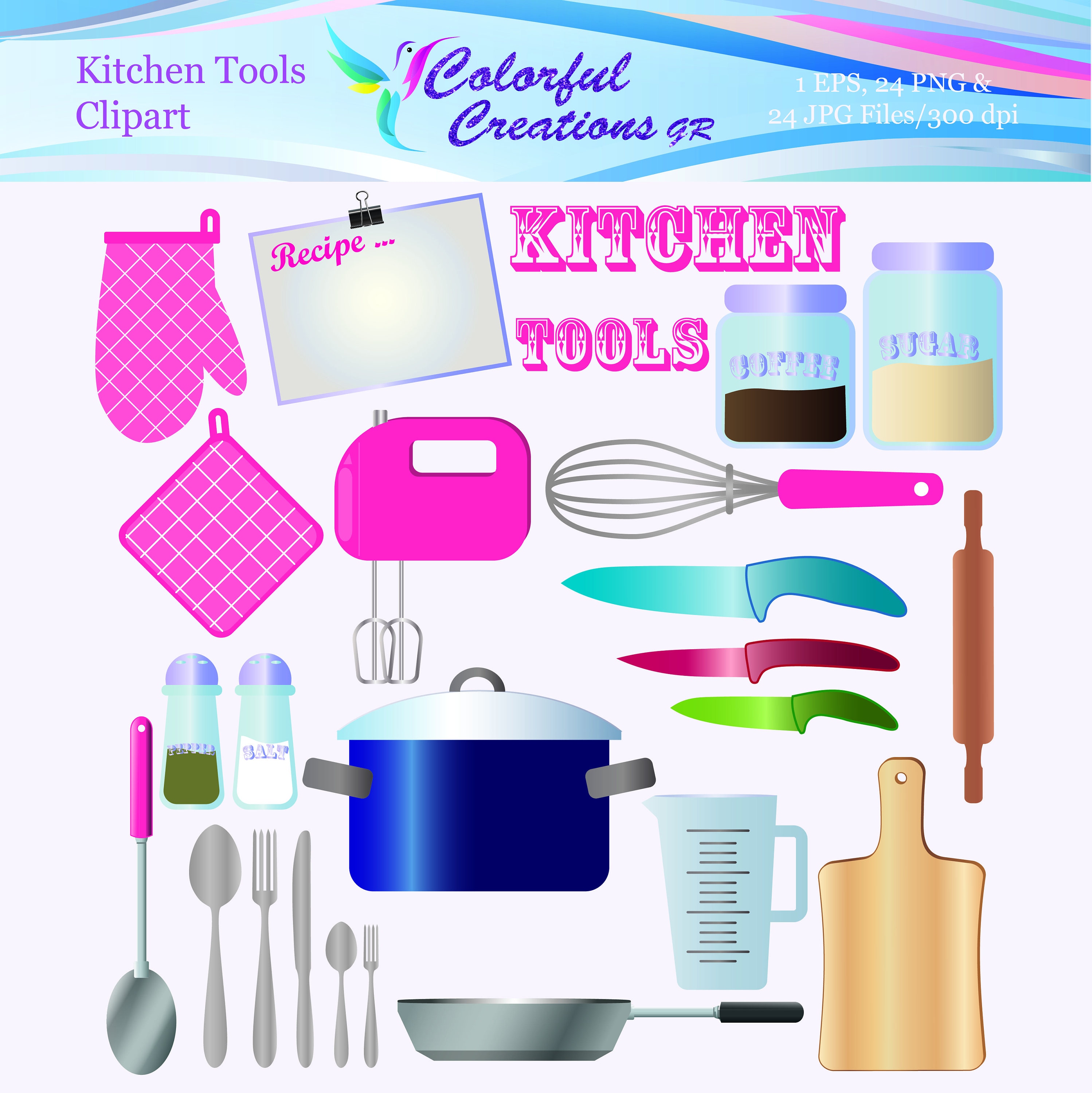 Commercial Kitchen Clip Art