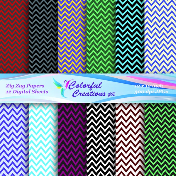 Zig Zag Printable - Etsy