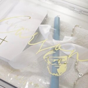 Custom Acrylic Baptism Box|customized Keepsake Baptism Acrylic Box ...