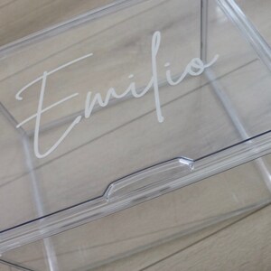 Custom Acrylic Baptism Box|customized Keepsake Baptism Acrylic Box ...