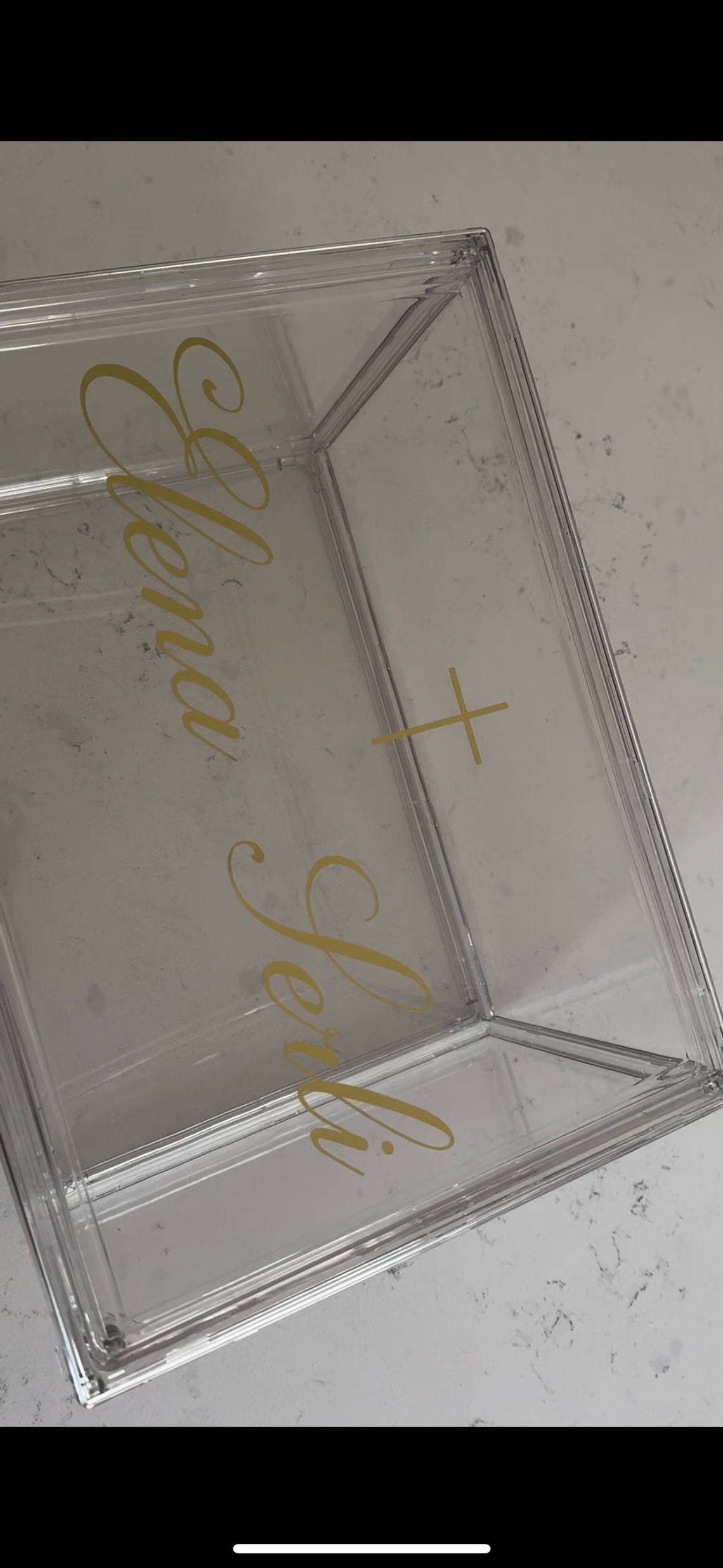 Custom Acrylic Baptism Box|customized Keepsake Baptism Acrylic Box ...