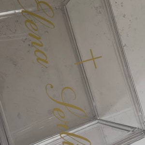 Custom Acrylic Baptism Box|customized Keepsake Baptism Acrylic Box ...
