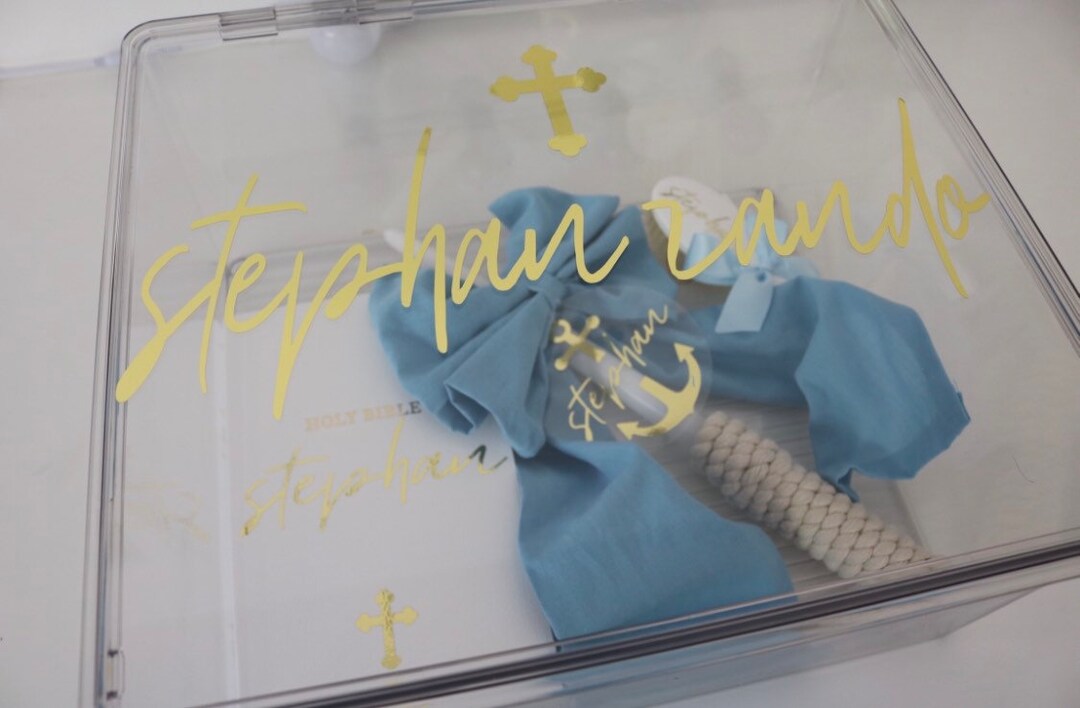 Custom Acrylic Baptism Box Baptism Box Baptism Acrylic Box - Etsy