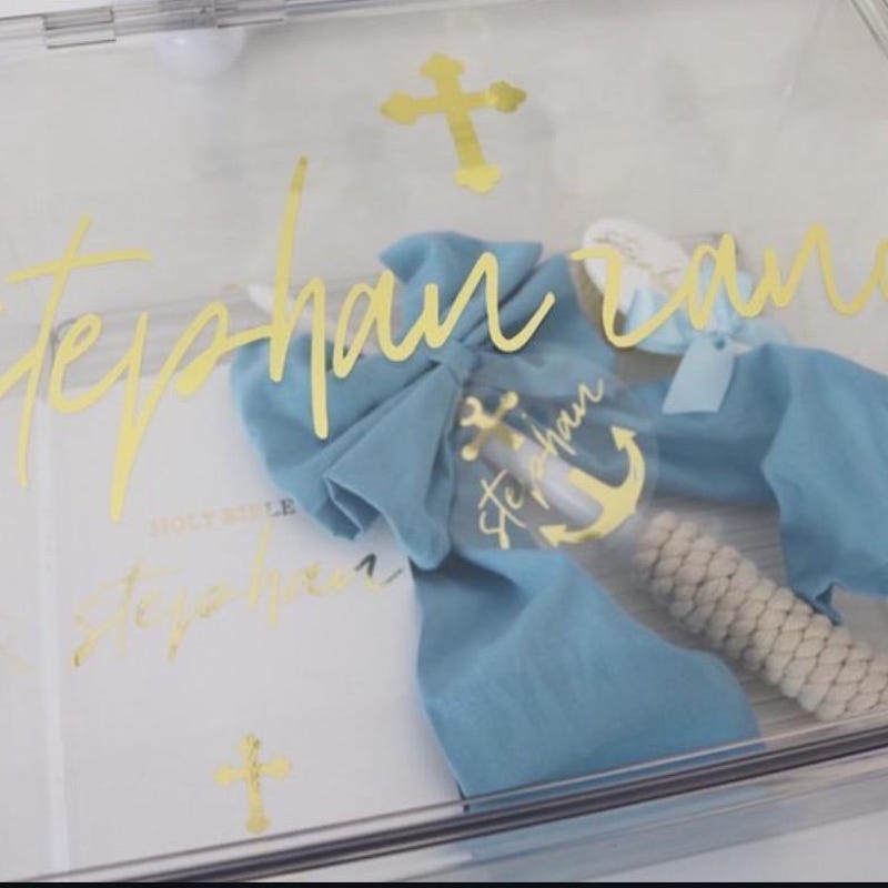 Baptism Shadow Box - Etsy