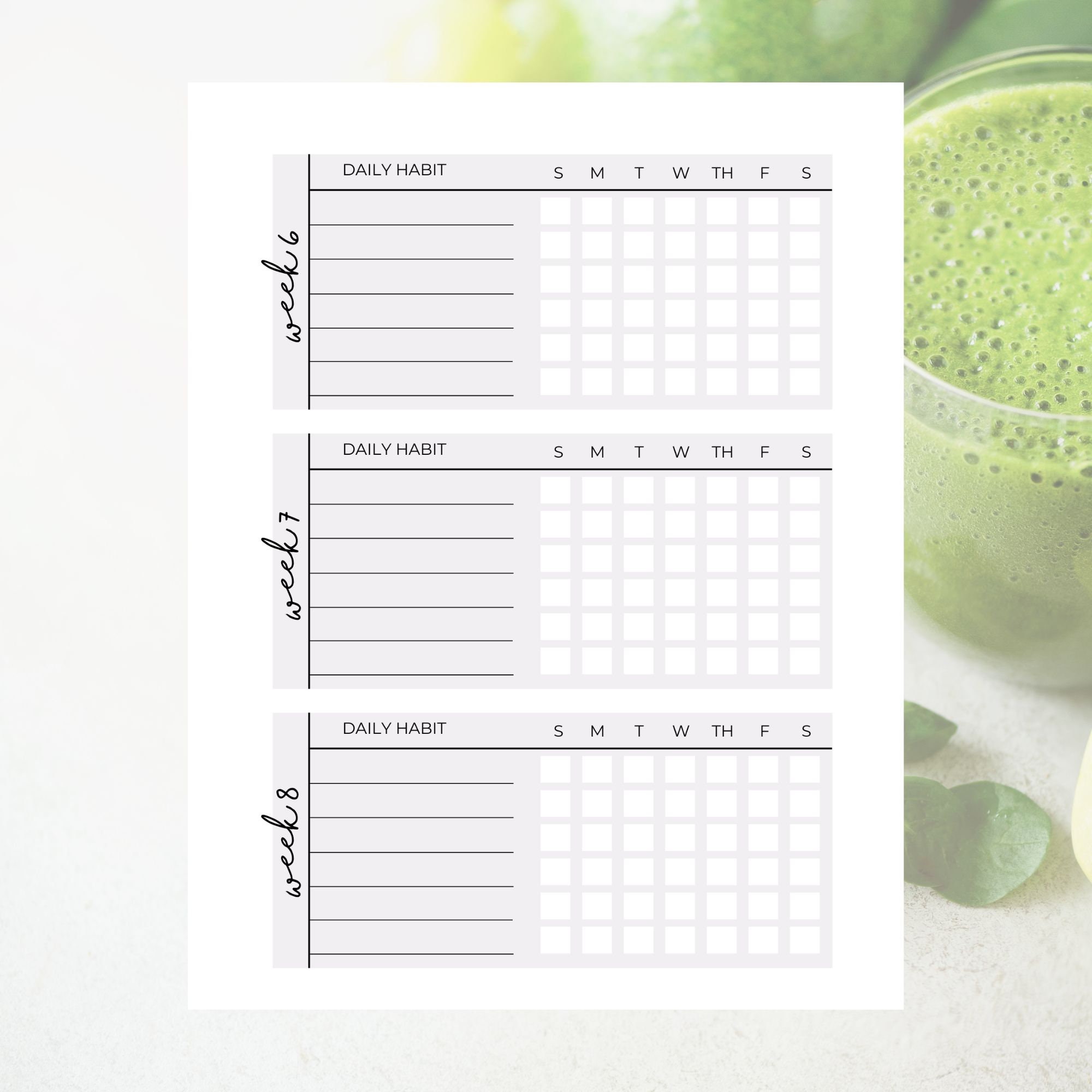 75 Day Challenge Tracker PDF With Daily Habit Tracker, Challenge Rules ...