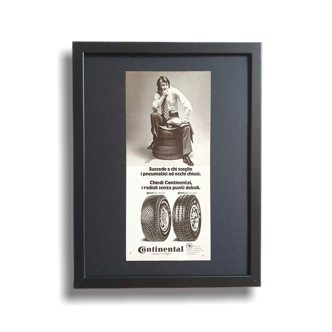 Original Vintage Advertising Poster for Continental Conti TT Conti TS ...