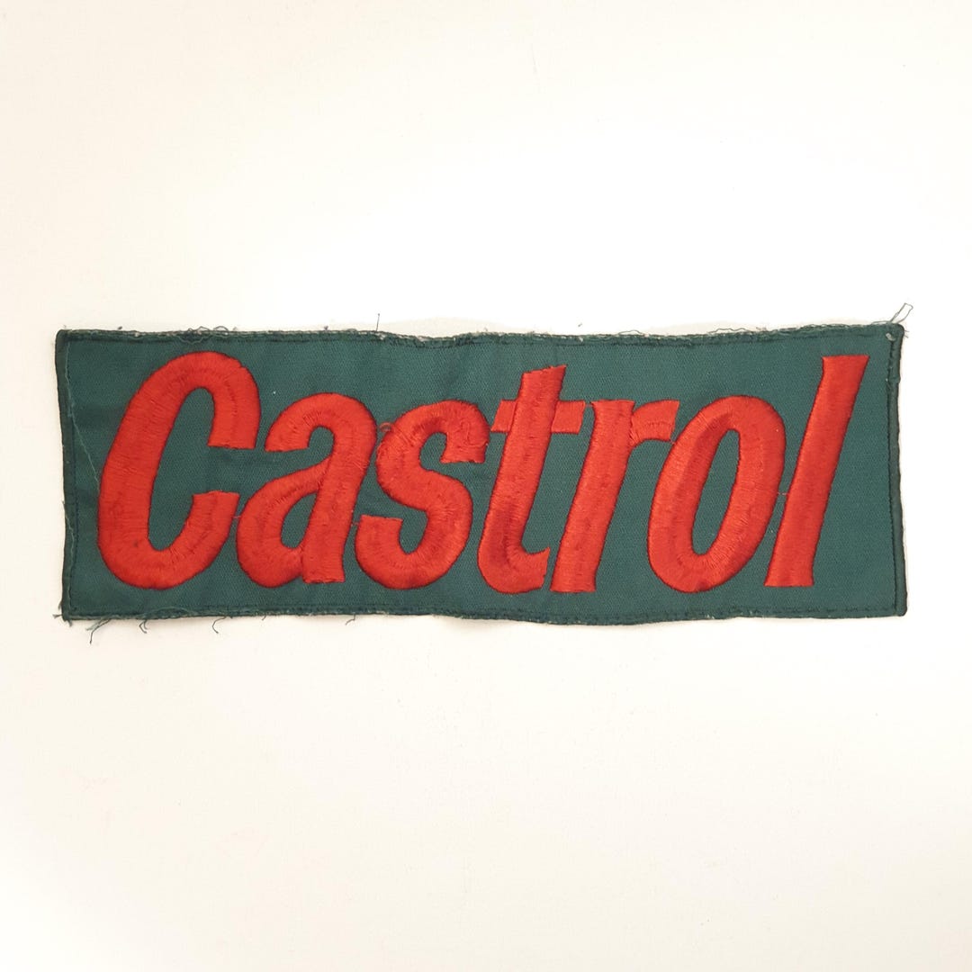 Castrol Vintage 80's Motor Oil Lubricant Patch / Workshop Motorsport ...