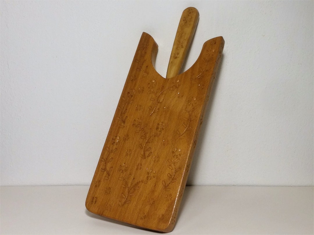 Rare Italian Handcrafted Wooden Chopping Board With Hand-engraved ...