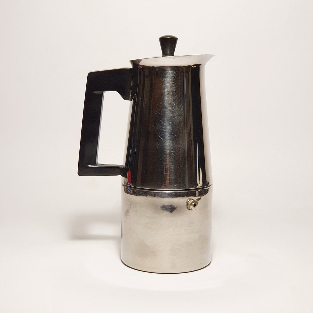 Vintage Italian Alfa Tracanzan Coffee Maker From the 70s in 18/10 ...