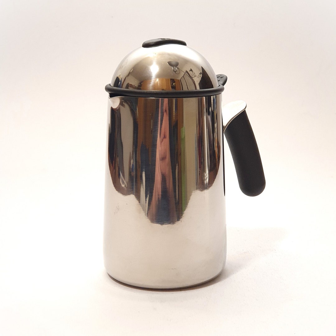 Vintage Italian Bialetti Milk Jug in 18/10 Stainless Steel for Bialetti ...