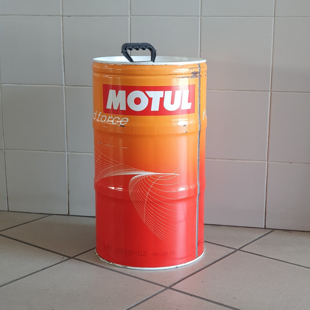 16 Liter MOTUL Collection Advertising Barrel Canister, Engine Oil ...