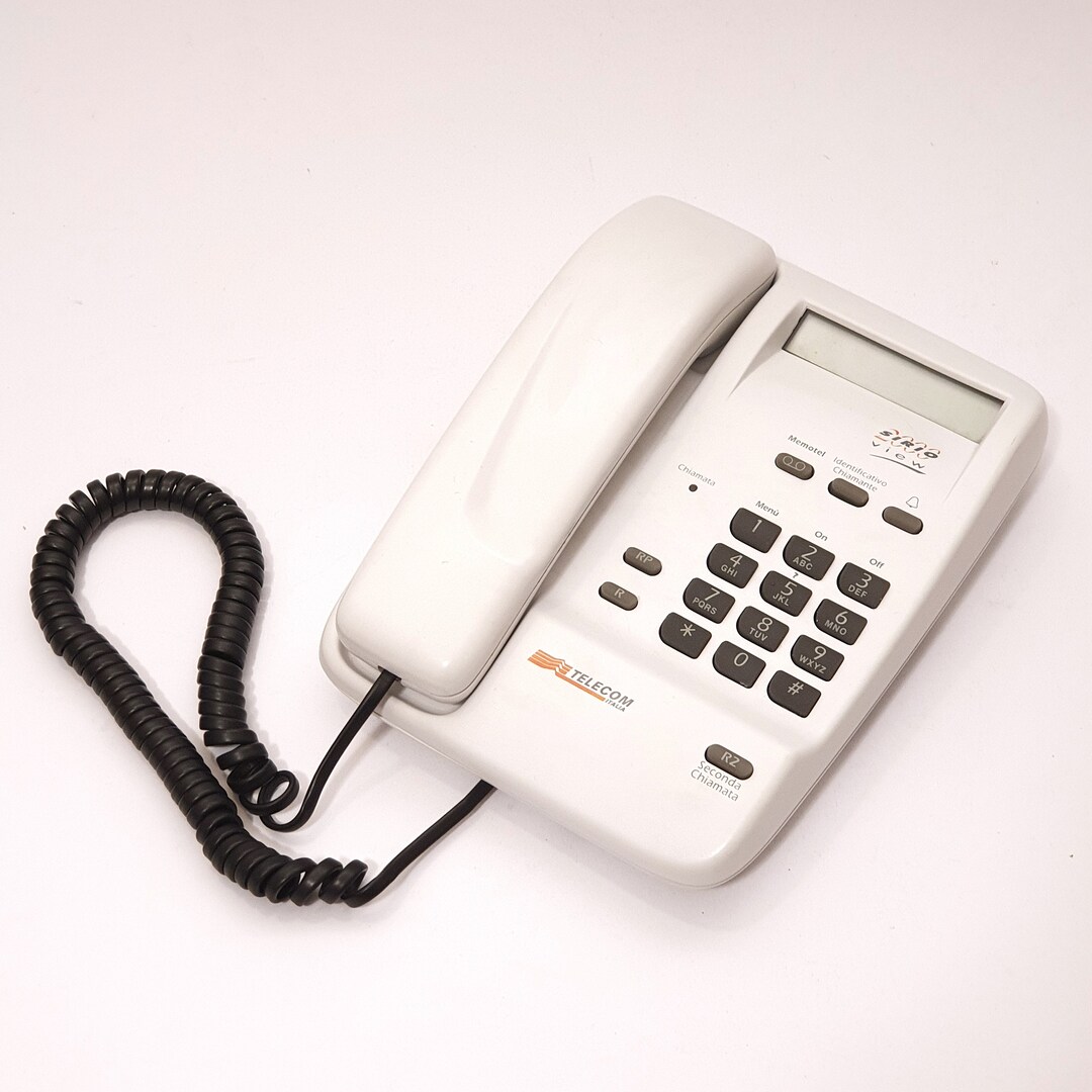 Vintage Italian Landline Telephone Telecom Italia sirio 2000 View ...