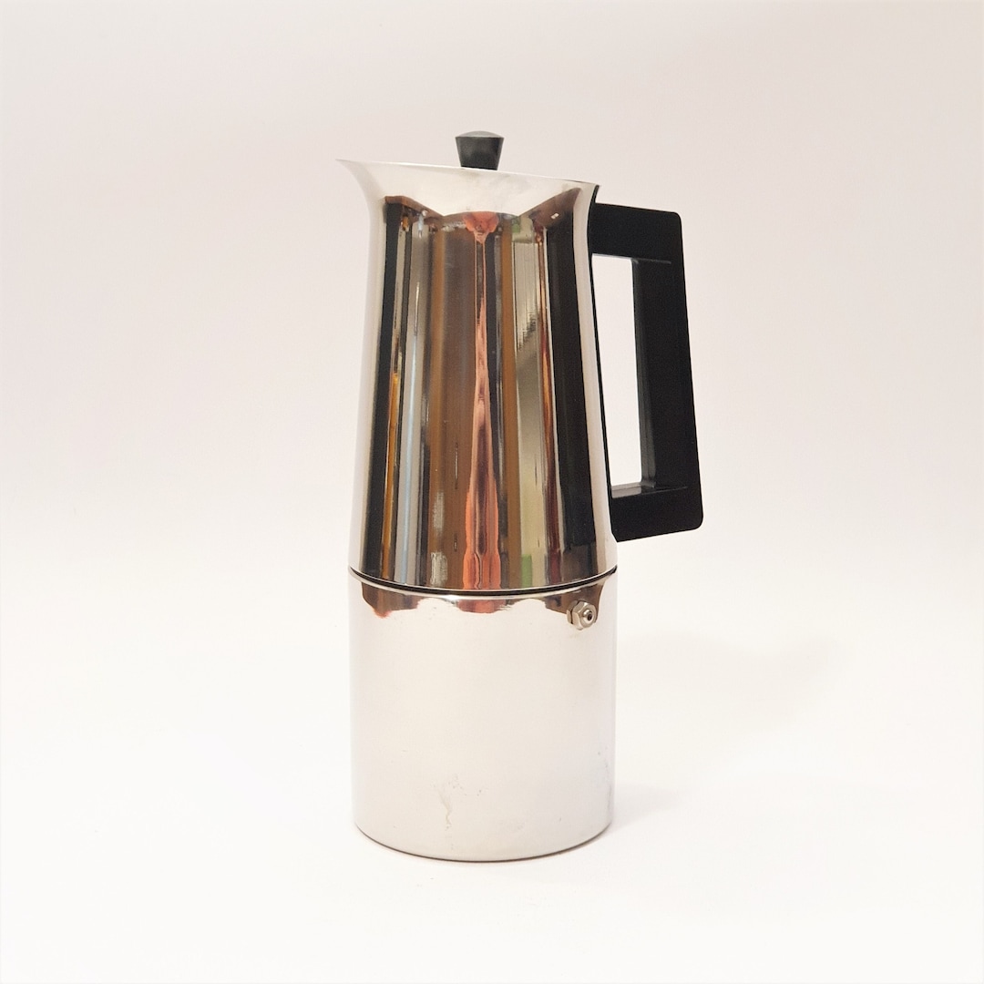 Vintage Italian Alfa Tracanzan Coffee Maker From the 70s in 18/10 ...