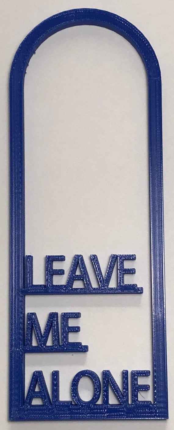 Leave Me Alone Sign Leave Me Alone Door Sign Etsy UK