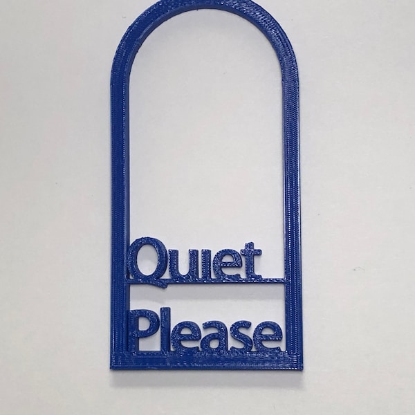 Quiet Please Sign - Etsy