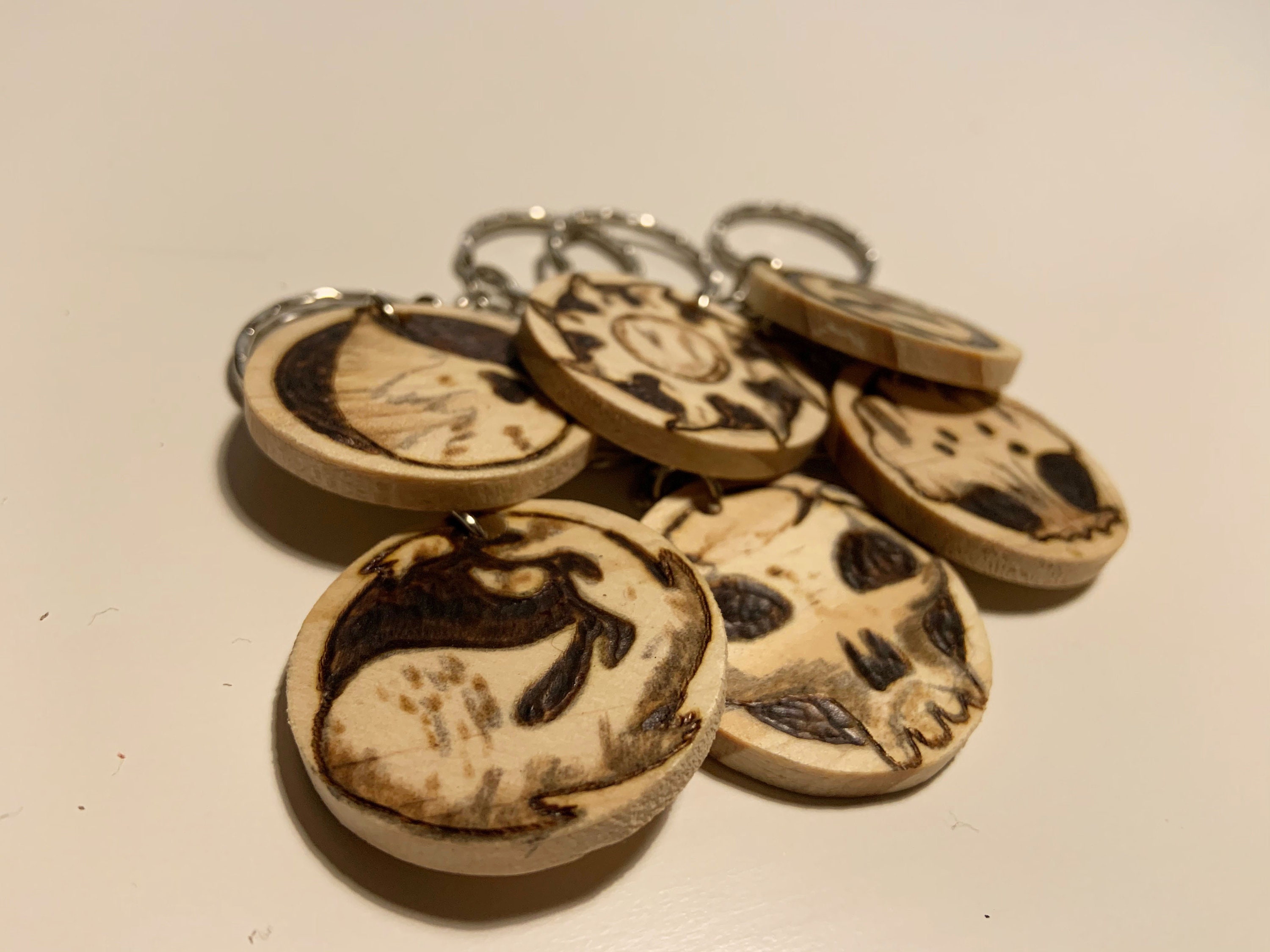 Magic the Gathering Keyrings Made to Order Pyrography - Etsy
