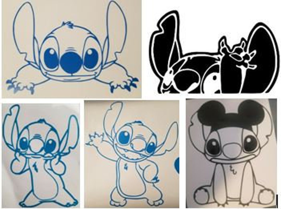 Disney Stitch Decal - Walt Disney World - Etsy