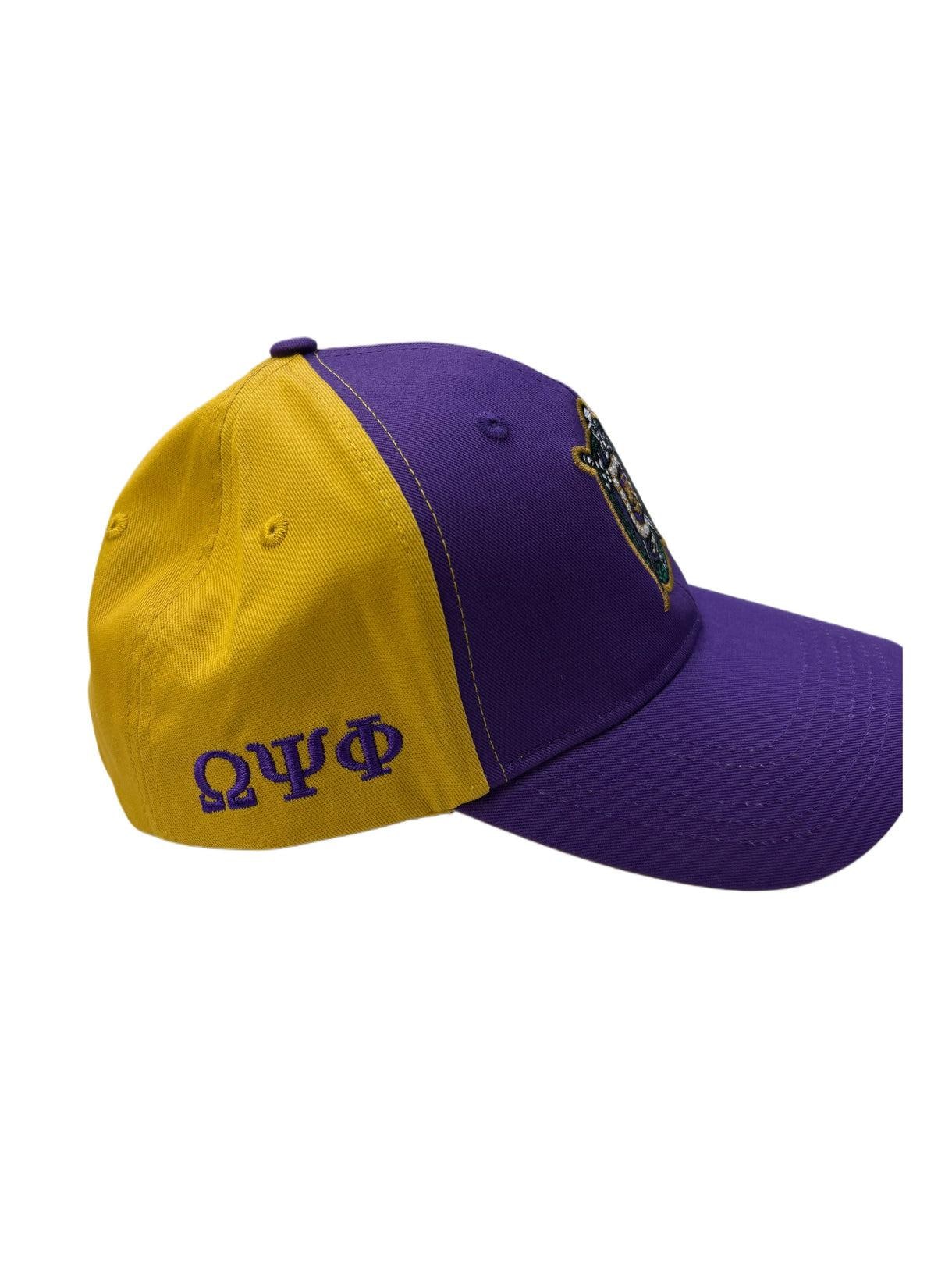 Omega Psi Phi Color Block Baseball Hat -greek Stylez - Etsy