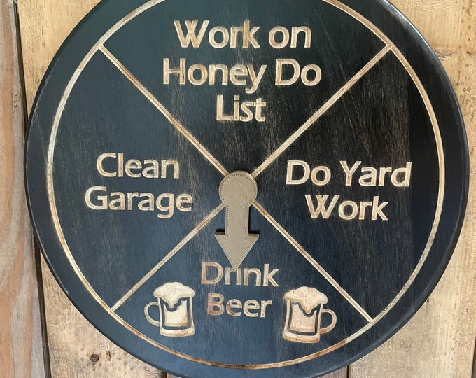 Drink Beer Chore Wheel - Etsy