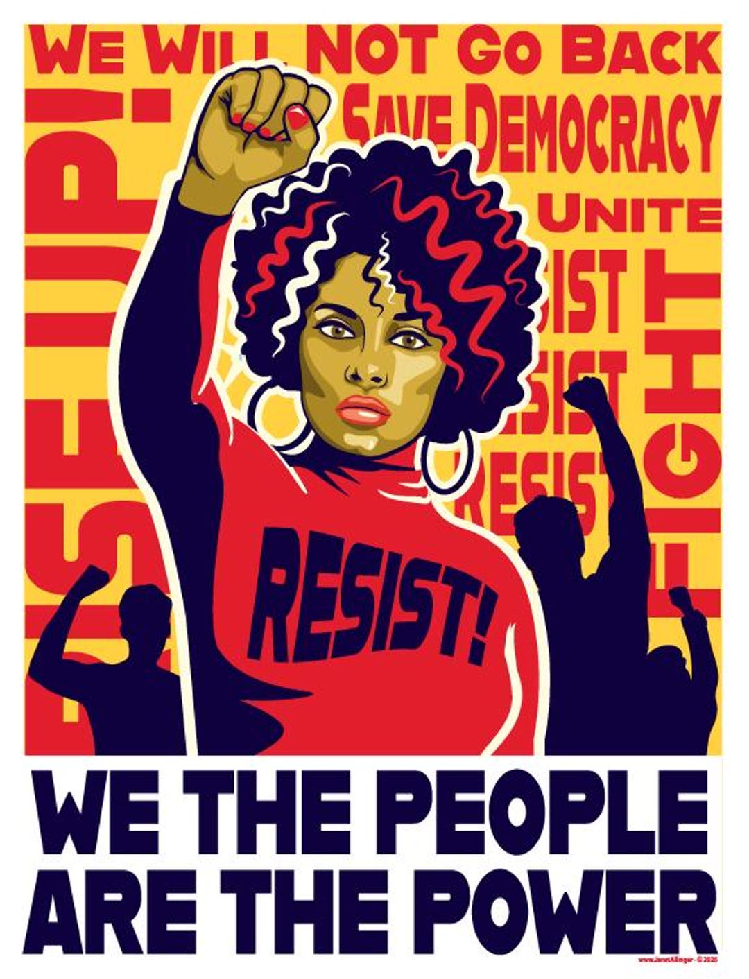 RESIST 8x10 Poster - Etsy