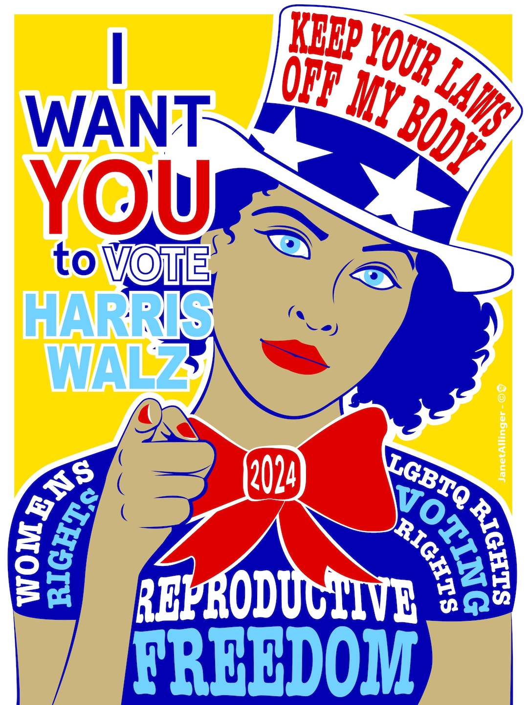 Harris Walz Poster - Etsy