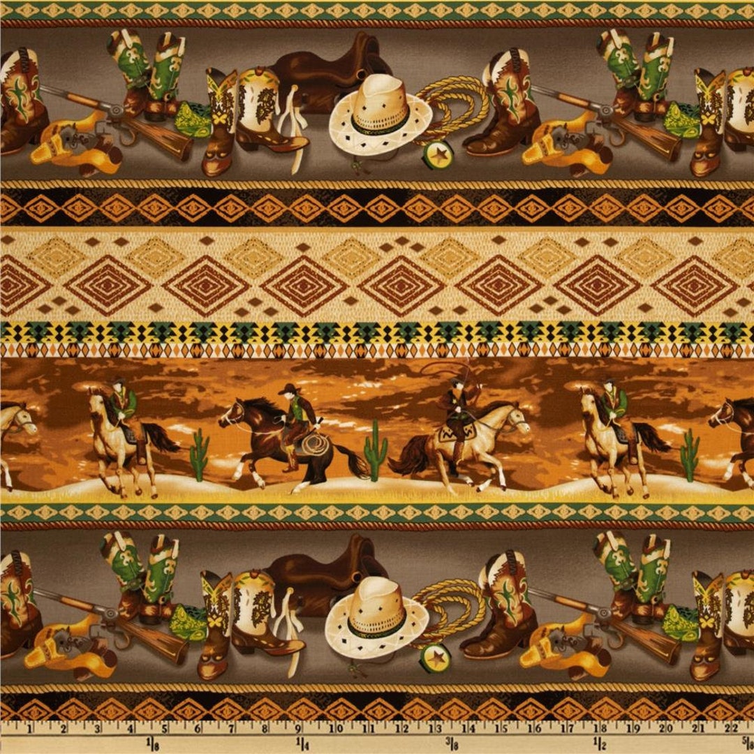 112-26401 Fabri Quilt Round up Border Stripe. Priced by the Half Yard ...