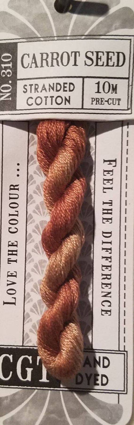 Cottage Garden Thread 310 Carrot Seed | Etsy