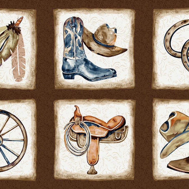 Western Fabric - Etsy