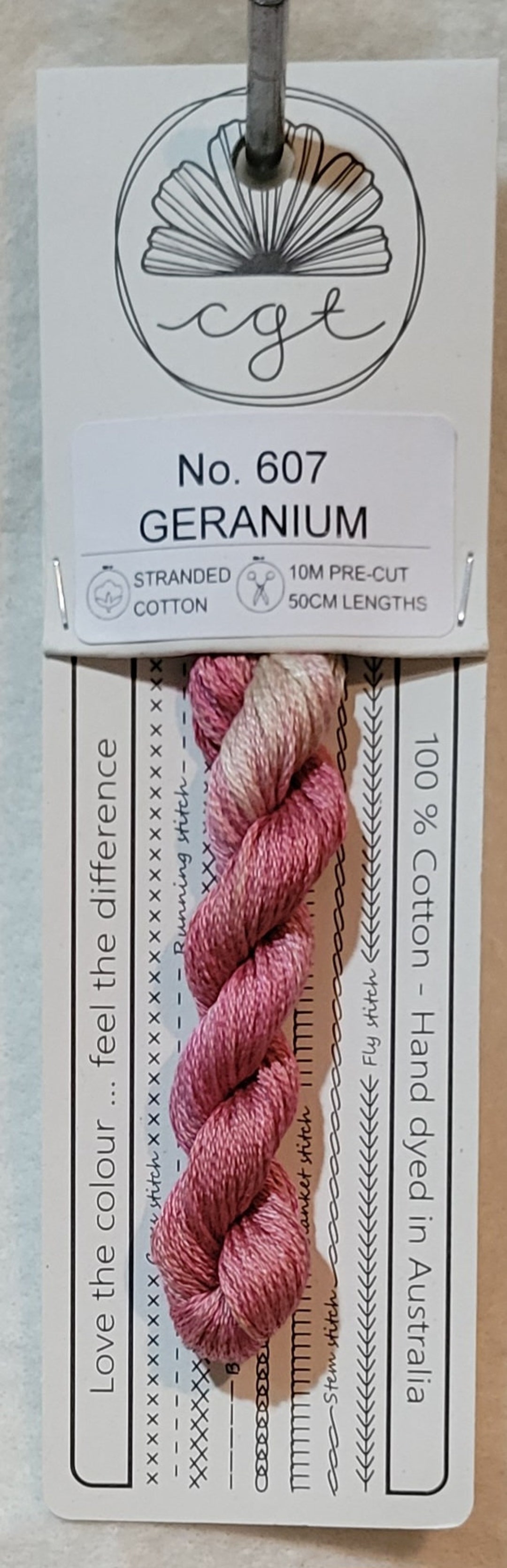 Cottage Garden Thread - 607 Geranium - Etsy