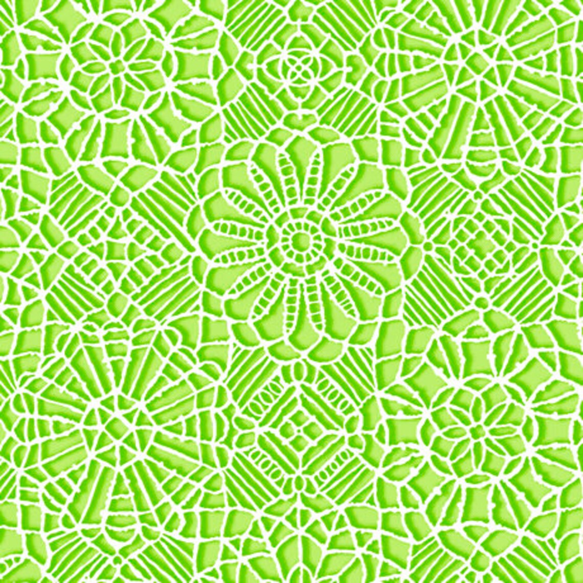 24632-H Quilting Treasures Amazing Lace Lime. Priced by the Half Yard ...