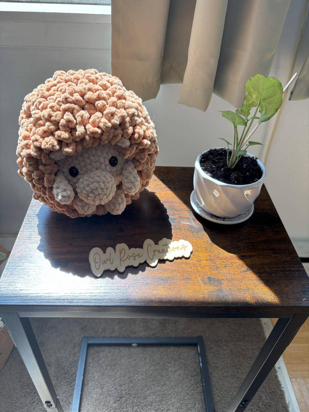Plush Crochet Hedgehog, Cuddly Hedgehog Toy, Handmade Plushie, Gift for ...