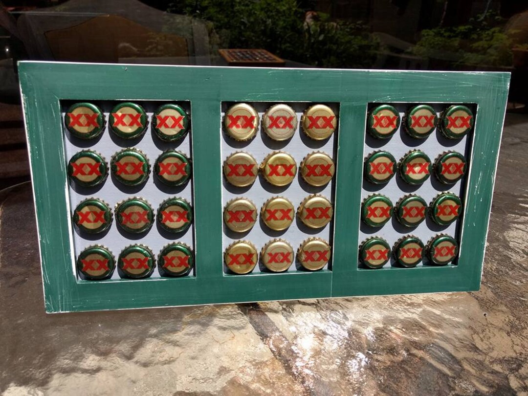 CHEERS BEER Double XX Rated Dos Equis Bottlecap Art - Etsy