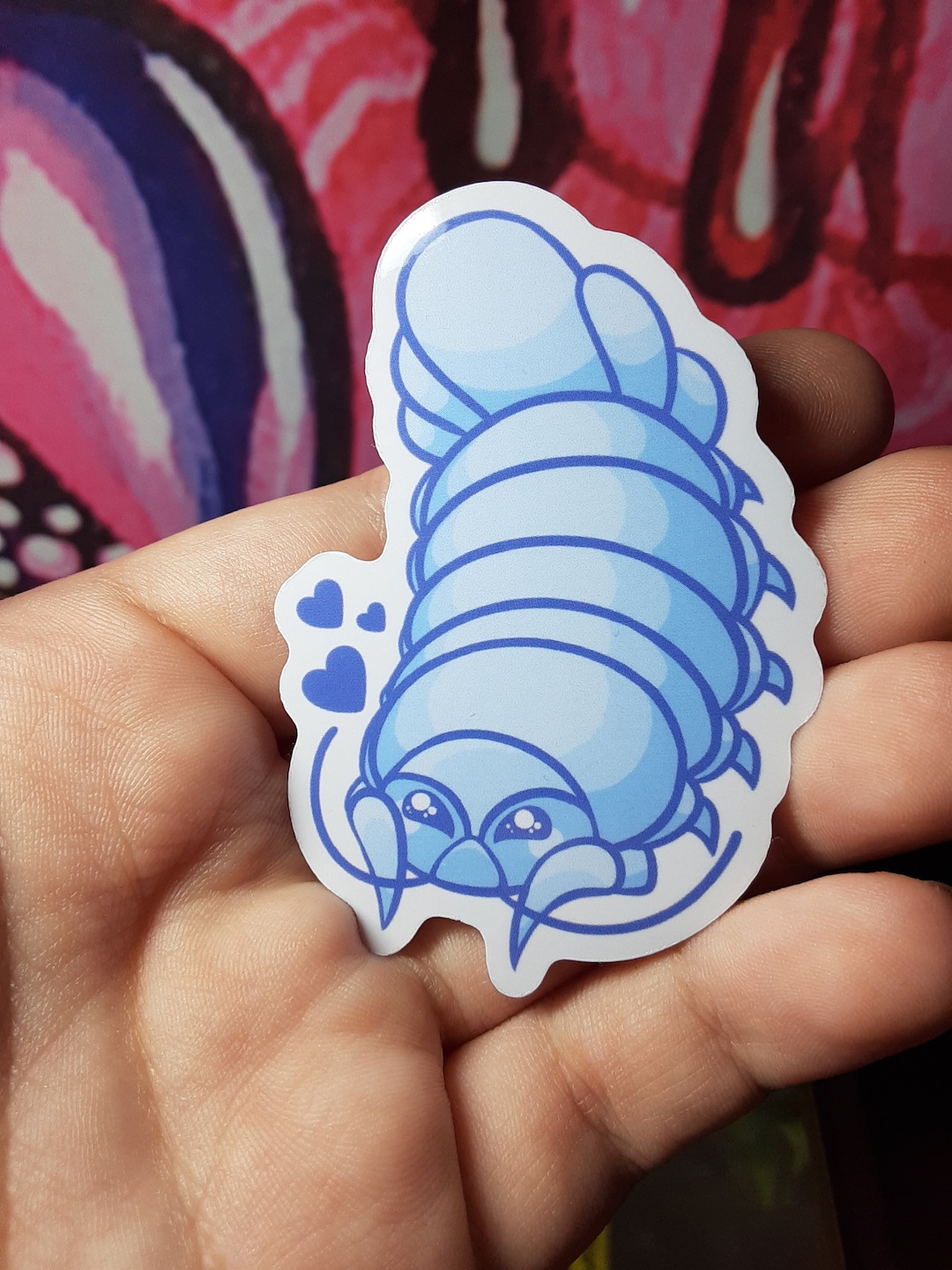 Deep Sea Isopod Sticker - Etsy