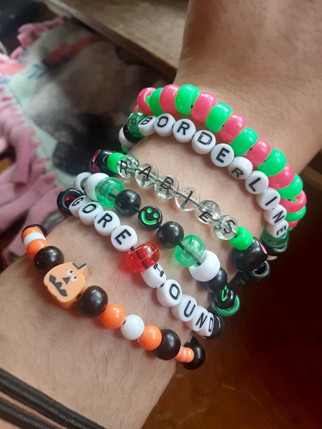 Alt/punk/scene Kandi Bracelets - Etsy